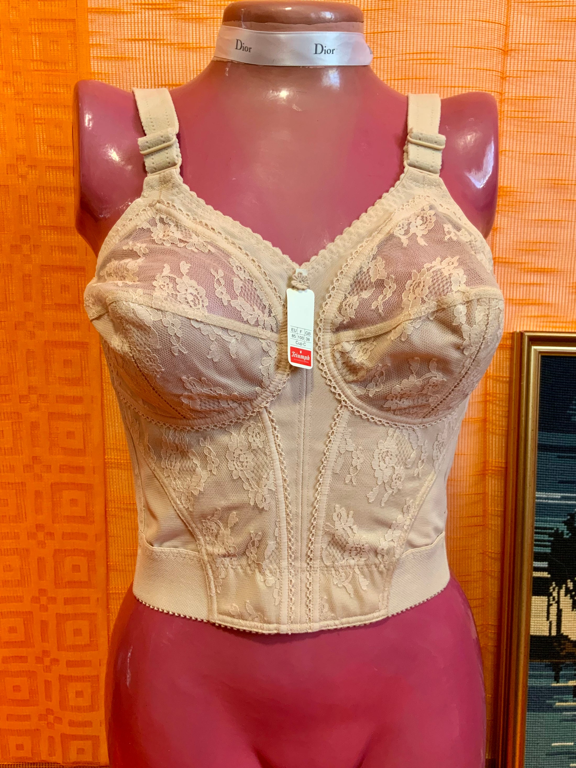 Bustier Deadstock Neuf Vintage Dentelle Triumph – Angèle Vintage