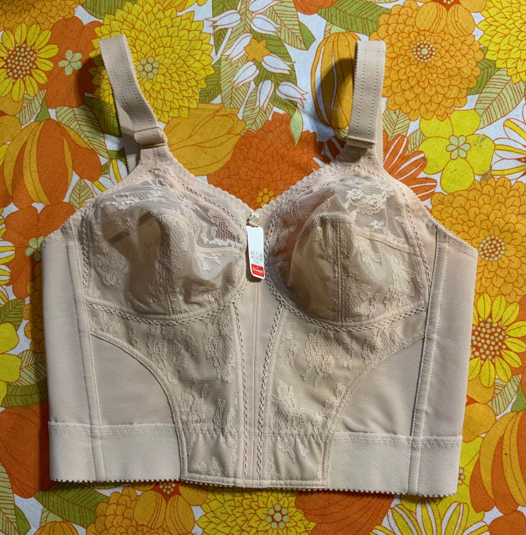 Bustier Deadstock Neuf Vintage Dentelle Triumph – Angèle Vintage